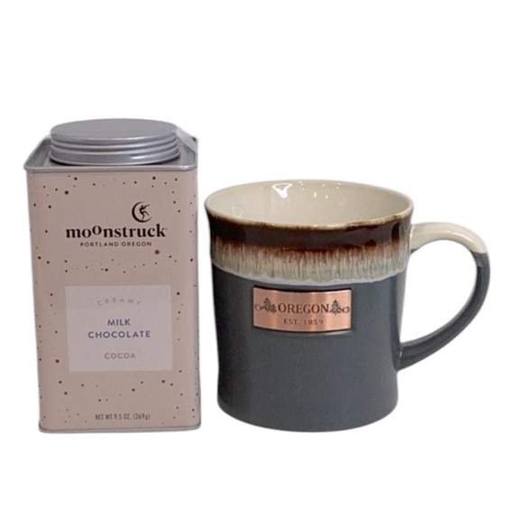 Dining | Oregon Metal Nameplate Mug With Bonus Moonstruck Hot Cocoa Mix ...